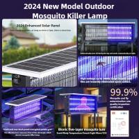 China Modern Solar Mosquito Killer Lamp Energy Saving with Easy Cleaning Electric Shock for Outdoor Place Mosquito Control Bug Zapper for sale