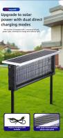 China Modern Solar Mosquito Killer Lamp Energy Saving with Easy Cleaning Electric Shock for Outdoor Place Mosquito Control Bug Zapper for sale