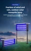 China Modern Solar Mosquito Killer Lamp Energy Saving with Easy Cleaning Electric Shock for Outdoor Place Mosquito Control Bug Zapper for sale