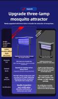 China Modern Solar Mosquito Killer Lamp Energy Saving with Easy Cleaning Electric Shock for Outdoor Place Mosquito Control Bug Zapper for sale