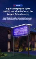 China Modern Solar Mosquito Killer Lamp Energy Saving with Easy Cleaning Electric Shock for Outdoor Place Mosquito Control Bug Zapper for sale