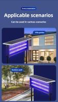 China Modern Solar Mosquito Killer Lamp Energy Saving with Easy Cleaning Electric Shock for Outdoor Place Mosquito Control Bug Zapper for sale