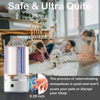 China JZ 3 in 1 USB Rechargeable Night Light and Mosquito Killer Lamp for Camping and Traveling Bug Zapper with 4000mah Big Battery for sale