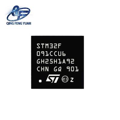 China STM32F091CBU6 MCU ST ICS Flash Memory Ic TQFP-64 AVR Core for sale