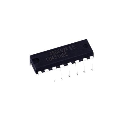 China Texas Instruments CD4518BE Electronic chip Ic Components Acitance Clip integratedated Circuit Projects TI-CD4518BE for sale