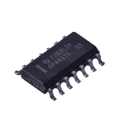China Texas Instruments OPA4171AID Electronic ic Components Chip CERAMIC integratedated Circuit Power Chips TI-OPA4171AID for sale