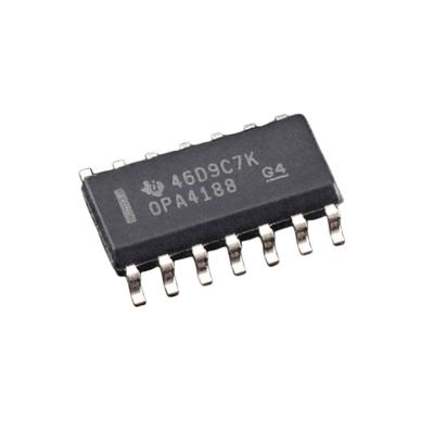 China Texas Instruments OPA4188AIDR Electronic ic Components Chip Extractor integratedated Circuits Transistor TI-OPA4188AIDR for sale