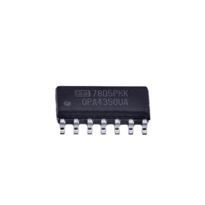 China Texas Instruments OPA4350UA Electronic original Ic Components Chip Memoria U16 Circuito integratedado TI-OPA4350UA for sale
