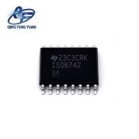 China Texas ISO6742DWR In Stock Electronic Components Integrated Circuits Microcontroller TI ISO6742DWR IC chip Manufacturer SOIC16 for sale