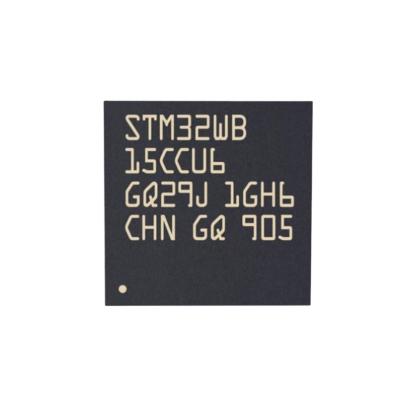 China STMicroelectronics STM32WB15CCU6 electronoriginal Ic Spare Parts Components Transistor 32WB15CCU6 Chip Integrated Circuits for sale