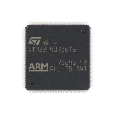 China STM32F407ZGT6 LQFP144 MCU ARM M4 1024 FLASH 168 Mhz 192kB SRAM New and original Integrated circuit ic chip IN Stock for sale