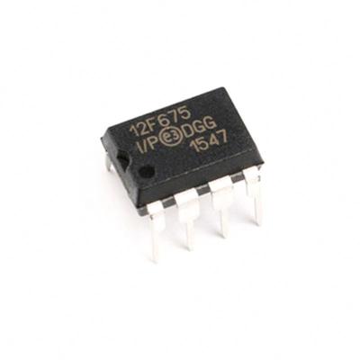 China PIC12F675-I/P PIC 12F675 Ic 12F675 8-Bit Microcontroller IC Chip 20Mhz 1.75KB Flash PIC12F675-I/P for sale