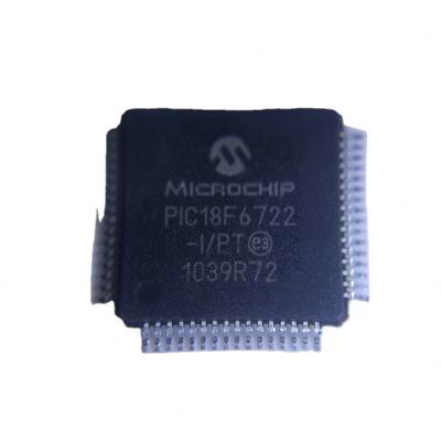China PIC18F6722-I/PT IC PIC 18F Microcontroller IC chip  PIC18F6722 FLASH 64-TQFP Mcu for sale