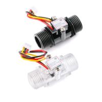 China YF-S201C High Accuracy Tubine Flowmeter Visible Transparent Material Water Flow Sensor for sale