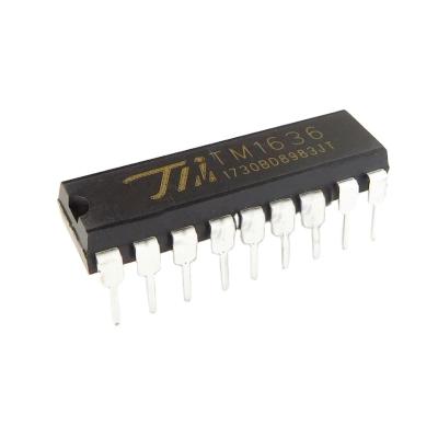 China Driver IC TM1636 TM DIP 18 TM1636 TM DIP 18 DC motor driver module Electronic Components Integrated Circuit for sale