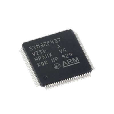 China Integrated Circuit STM32F437VIT6 LQFP100    Microcontroller MCU Microcontroller Ic Chip for sale