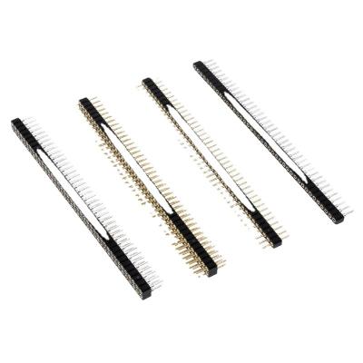 China Made In China Male Female 40Pin Connector Round 2.54Mm Pitch Pin Header for sale