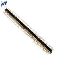 China Made In China Male Female 40Pin Connector Round 2.54Mm Pitch Pin Header for sale