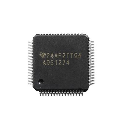 China Electronic Component PCM1863DBTR BQ29410PWRG4 CDCLVC1104PW ADS1274IPAPR HTQFP-64 Analog Digital Converter Ic Chip for sale