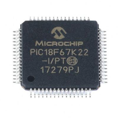 China Microcontroller Ic Mcu PIC18F67K22-I/PT Pic18f TQFP64 for sale