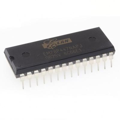 China MCU Ic EM78P447NAPJ EM78P447NAMJ EM78P418ND20 DIP-28 For Air Conditioner for sale