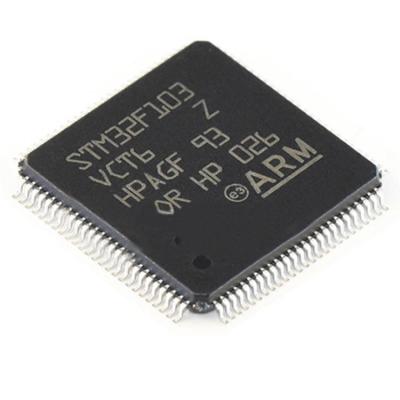 China New Original Microcontroller Integrated Circuit IC Chip MCU 32BIT 256KB FLASH LQFP100 STM32F103VCT6 for sale