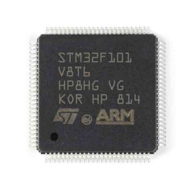 China STM32F101V8T6 STM32F101VBT6 STM32F101VCT6 STM32F101VDT6 LQFP100 Microcontroller Ic Mcu for sale