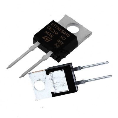 China New Original STTH8S06D STTH10LCD06FP TO220F 10A 600V Mcu Integrated Circuits Microcontrollers Ic Chip STTH8S06D for sale