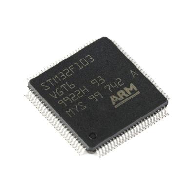 China High quality integrated circuit Microcontroller STM32 IC MCU 32BIT 1MB FLASH 100LQFP STM32F103VGT6 for sale