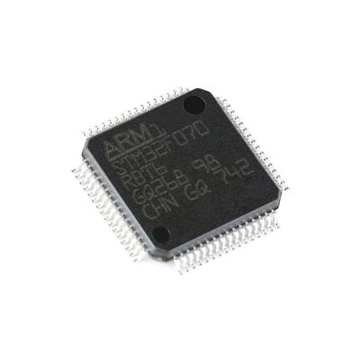 China Hot sale Chip electronic components integrated circuit IC MCU 32BIT 128KB FLASH 64LQFP Microcontroller STM32F070RBT6 for sale