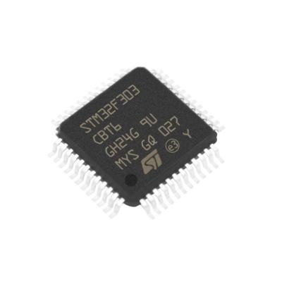 China High quality STM32 Microcontroller IC MCU 32BIT 128KB FLASH 48LQFP STM32F303CBT6 for sale