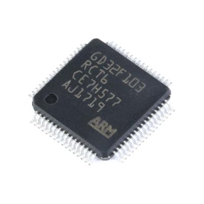 China Band new integrated circuit Embedded Microcontroller ARM GD32 IC MCU 32BIT 256KB FLASH 64LQFP GD32F103RCT6 for sale
