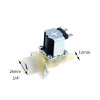 China 12mm G3/4 Plastic Solenoid Valve Inlet Fill Valve Water Flow Control Normally Closed DC12V DC24V DC36V DC48V AC220V for sale