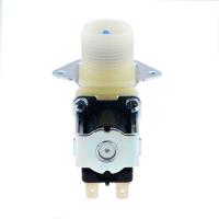 China 12mm G3/4 Plastic Solenoid Valve Inlet Fill Valve Water Flow Control Normally Closed DC12V DC24V DC36V DC48V AC220V for sale