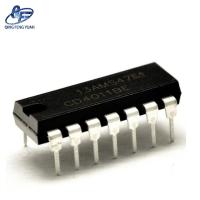 China Logic Chip CD4011 CMOS Four Way 2-Input NAND Gate DIP14 Integrated Circuit New IC CD4011BE for sale
