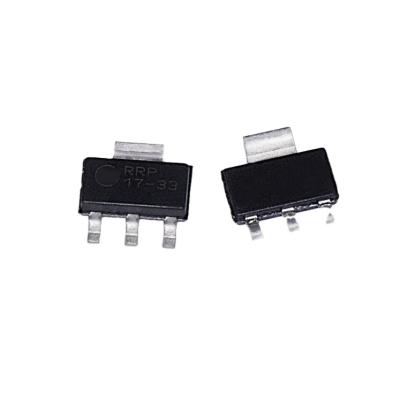 China Integrated Circuit NCP1117 LDO Voltage Regulators 3.3V 1A Positive NCP1117ST33T3G for sale