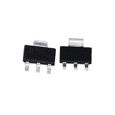China Integrated Circuit NCP1117 LDO Voltage Regulators 5.0V 1A Positive SOT-223-3 NCP1117ST50T3G for sale