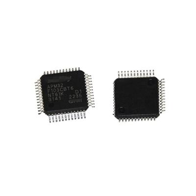 China Integrated Circuit MCU QFP-48 96 MHZ FREQ 128KB 32F103CBT6 IC APM32F103CBT6 for sale
