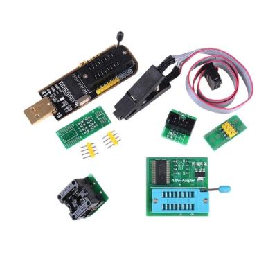 China EEPROM Flash BIOS USB Programmer SOIC8 Clip+1.8V SPI Flash Memory SOP8 DIP8 Adapter+SOIC8 Adapter SOP8 TO DIP8 Burner Kit for sale