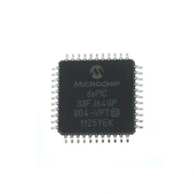 China Memory IC chips MCU flash electron PIC16F506-I/ST DSPIC33FJ64GP804-I/PT PIC24EP64GP204-I/ML 16BIT 64KB FLASH 44TQFP for sale