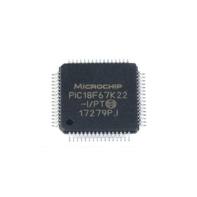 China Microcontrollers ic chips mcu PIC18F67K22-I/PT pic18f TQFP64 One-stop BOM Service Integrated Circuits Electronic Part Component for sale