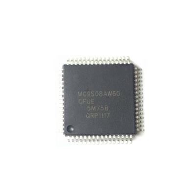 China Microcontroller ic chip mcu MC9S08AW60CFUE MC9S08AW60 QFP64 One-stop BOM Service Electronics Parts Components for sale