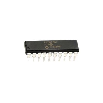 China Electronic Components PIC16F687 PIC16F688 PIC16F689 PIC16F687-I/P DIP-20 8 Bit mcu ic chips for sale