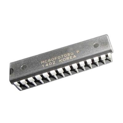 China Microcontrollers MCU IC Chips Electronics Parts Components MC80F0708G P DIP-28 Integrated Circuits One-stop BOM Service for sale