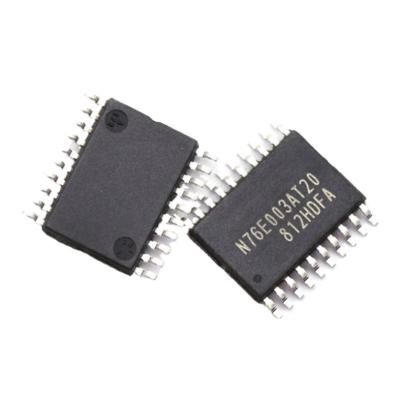 China N76E003 N76E003A N76E003AT20 IC MCU 8BIT 18KB FLASH 20TSSOP Electronic components microcontroller ic for sale