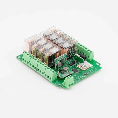 China Integrated Circuits IC 8 Way 16A WiFiZigbee Remote Control Relay DC 12-27V AC 85-250V Inching Self-Locking Smart Home Switch Module with RF433MHZ for sale