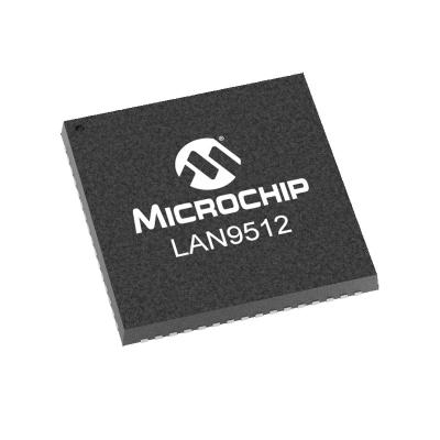 China American Microchip Integrated Circuits LAN9512-JZX Brand New Original Electronic Components Package QFN-64-EP(9x9) Monitor and Reset Ethernet Controller for sale