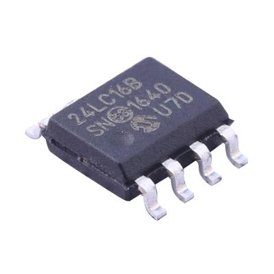 China American Microchip Integrated Circuits 24LC16BT/SN Brand New Original Electronic Components Package DFN-6-EP(1.6x1.6) Monitor and Reset Chip MOSFET for sale