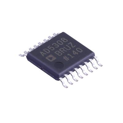 China New Genuine Electronics AD5308BRUZ-REEL7 IC Potentiometer Resistor Capacitor Monitor Memory One-Stop IC Accessories for sale