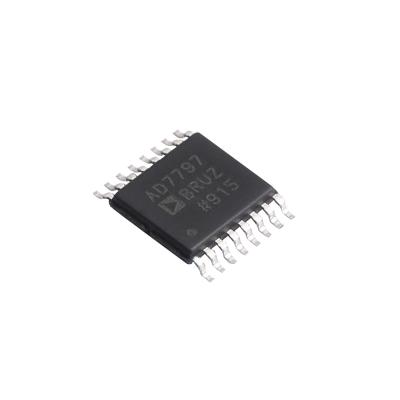 China New Genuine Electronics AD7797BRUZ-REEL otentiometer Resistor Capacitor Monitor Memory One-Stop IC Accessories Analogue-to-digital converter ADCs for sale